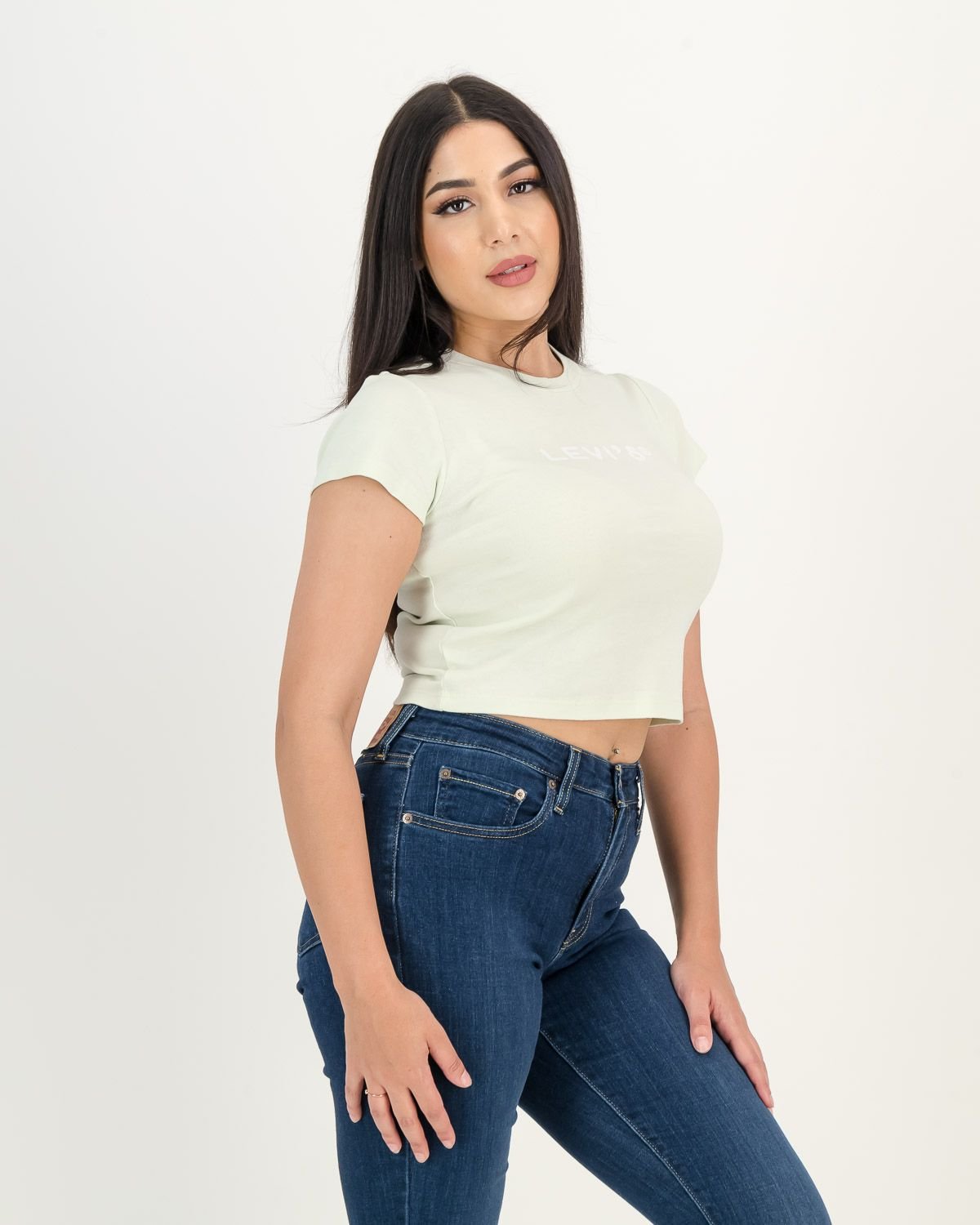 Graphic Mini Tee Macy's Everyday Logo (Meadow Mist)