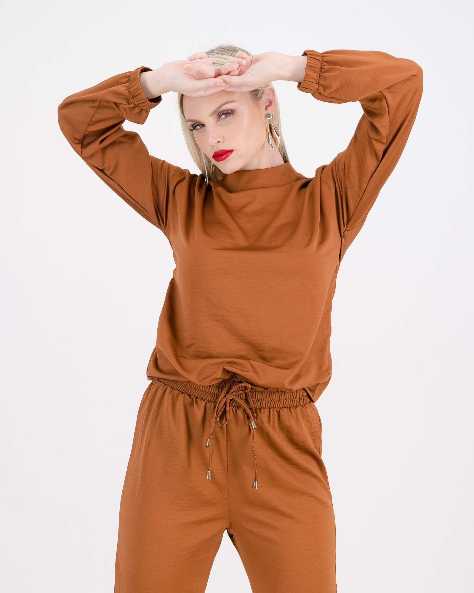Satin Tunic (Tobacco)