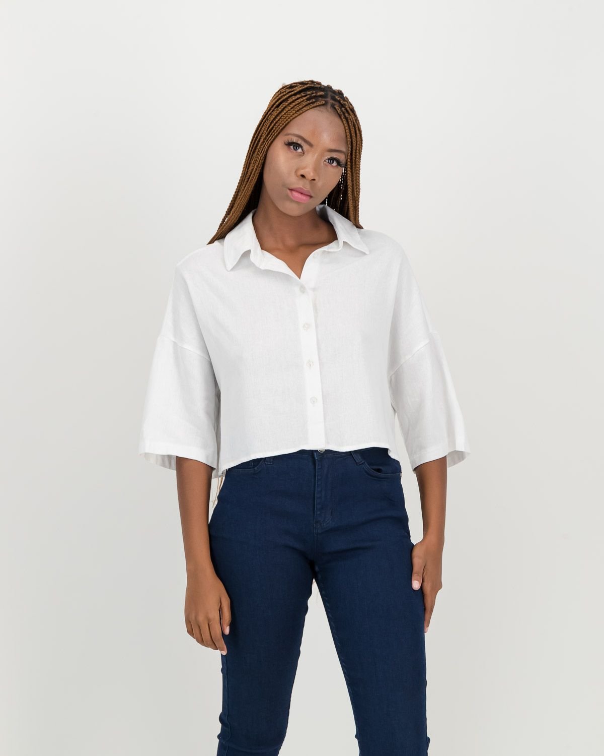 Boxy Shirt (White)
